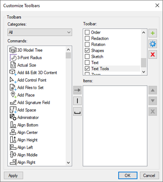 Create Custom Toolbars in Bluebeam Revu