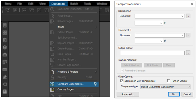 How to Compare Documents using Bluebeam Revu
