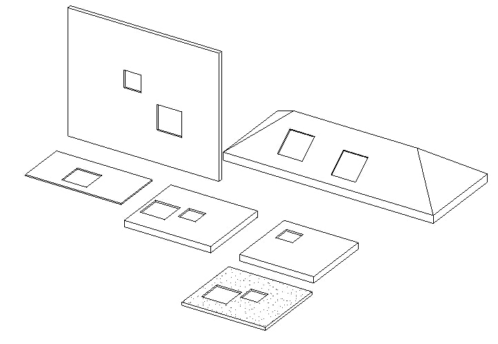 Revit Slab Depression Family
