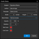 Creating a Transparent Signature Stamp in Bluebeam Revu