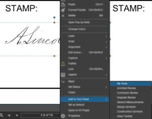 Creating a Transparent Signature Stamp in Bluebeam Revu